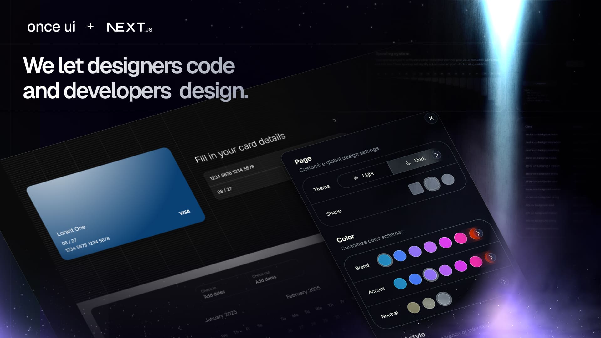 Once UI - Your Personalized Design System for Next.js Once UI - Your Personalized Design System for Next.js